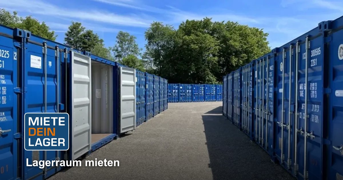 Lagerraum mieten – Self Storage in Bayern | MieteDeinLager